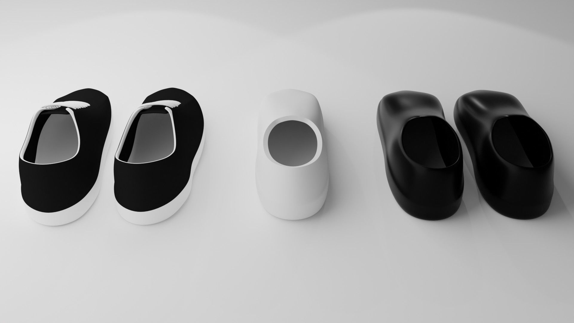 Simple Basic Shoes 3D model free 3D model | CGTrader