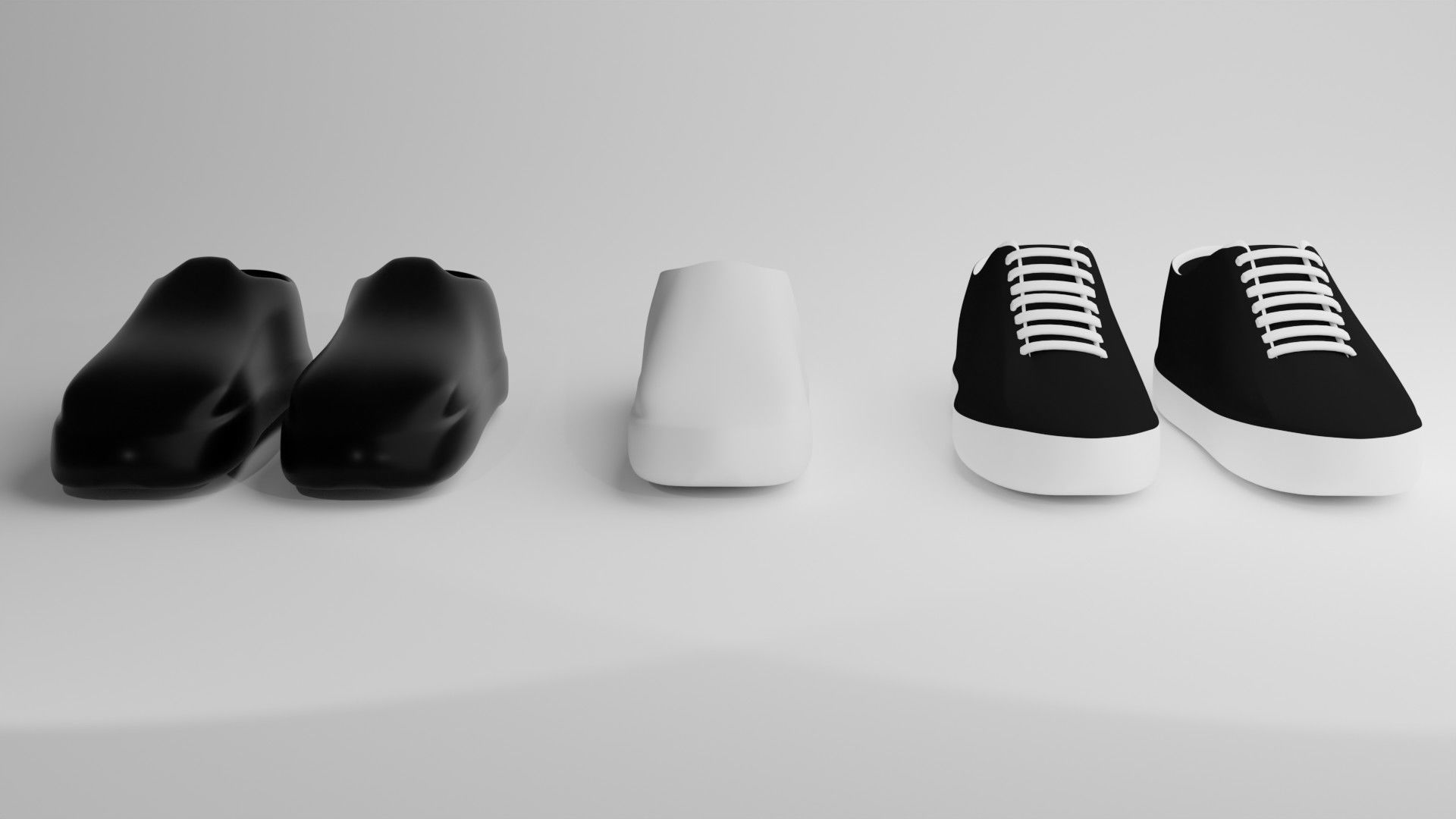 Simple Basic Shoes 3D model free 3D model | CGTrader