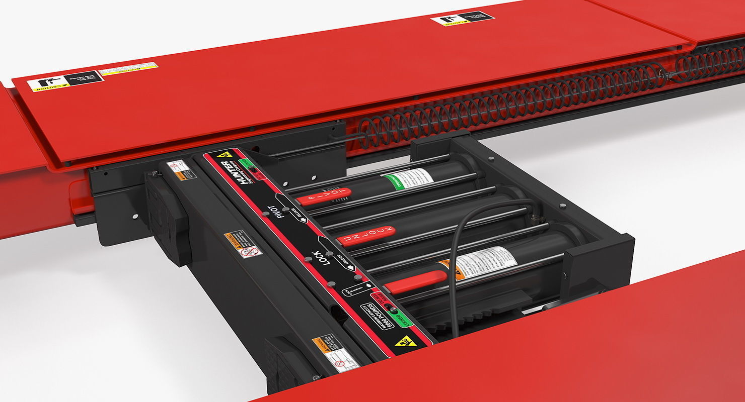 Hunter HawkEye Elite Wheel Aligner Car System with Lift 3D model | CGTrader