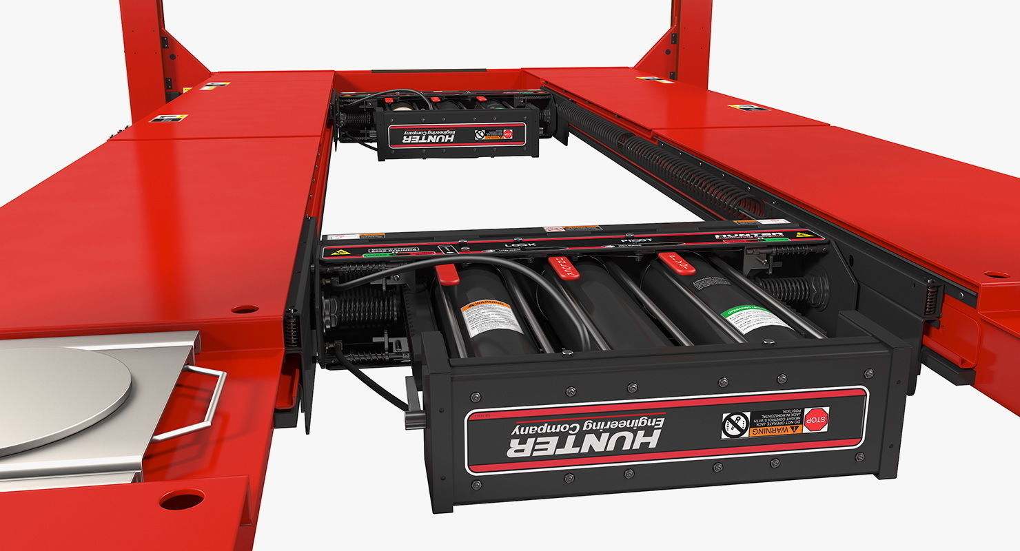 Hunter HawkEye Elite Wheel Aligner Car System with Lift 3D model | CGTrader