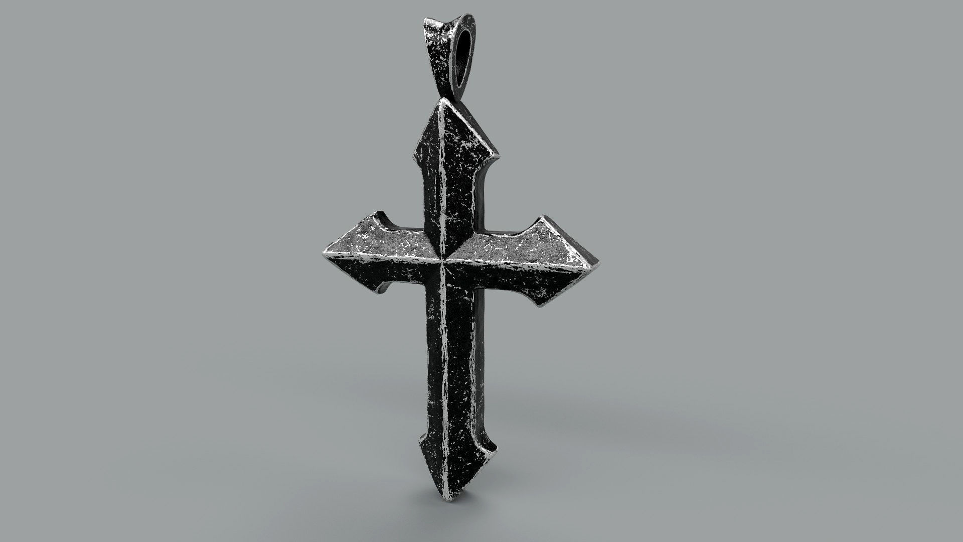 Arrow-shaped Cross STL Files 3D model 3D printable | CGTrader