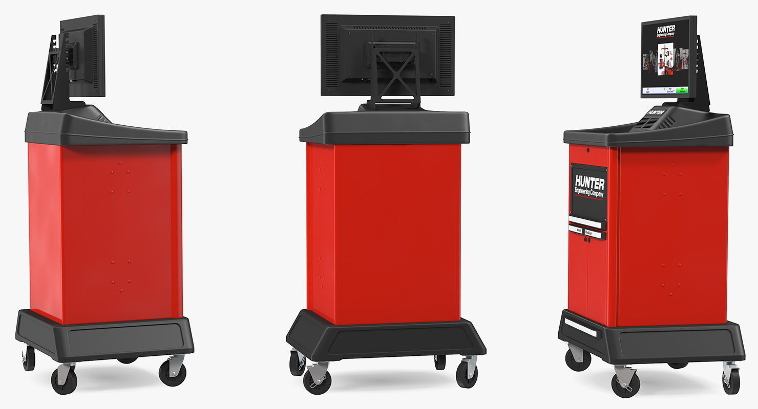 Hunter HE421 HawkEye Elite Wheel Aligner Car Equipment 3D model | CGTrader