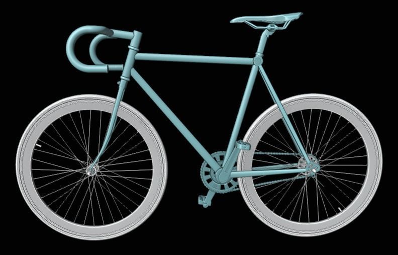 Fixie free 3D model | CGTrader