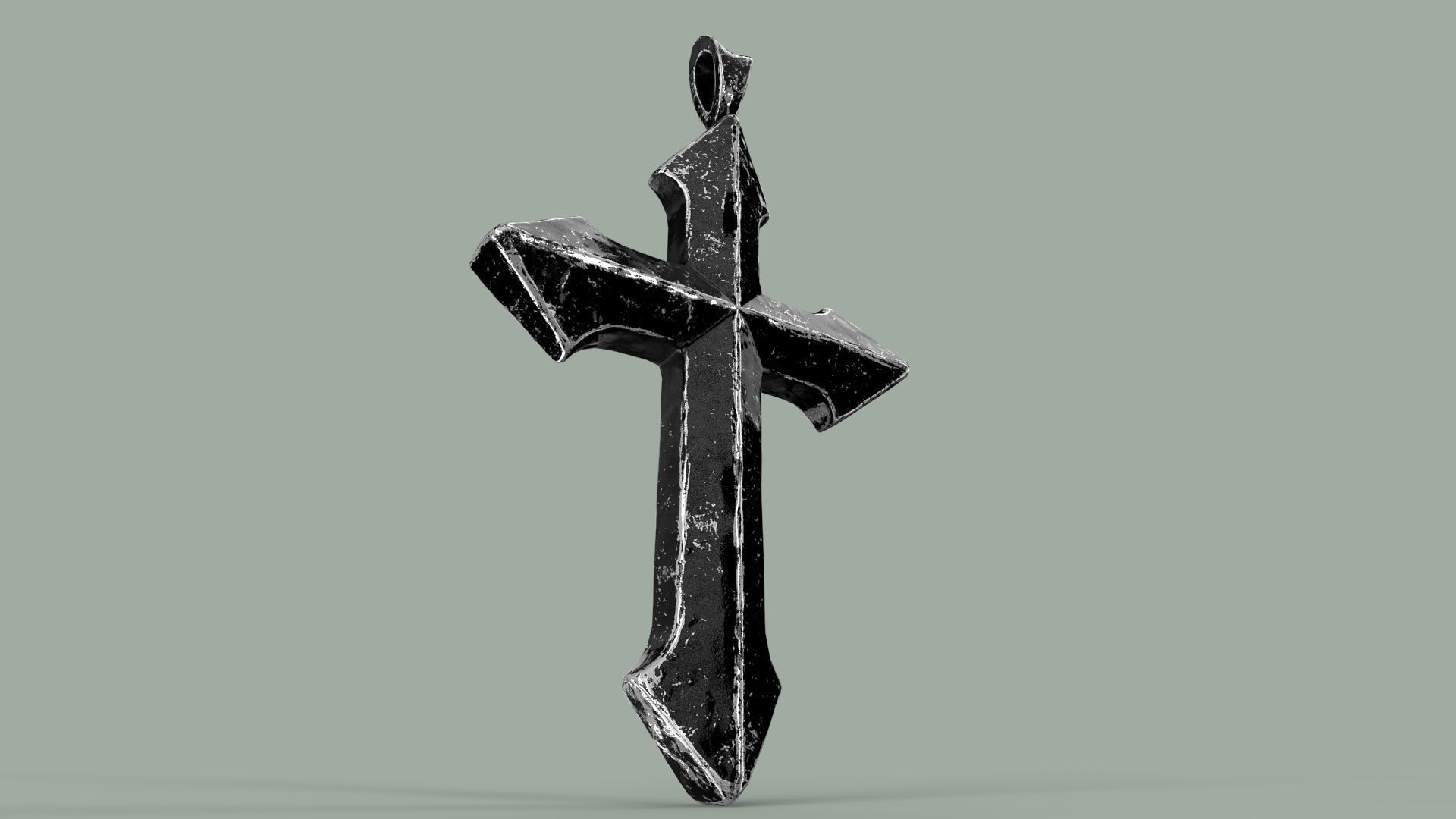 3D model Low-poly Game Ready 3D Model of Biker Arrow Cross VR / AR ...