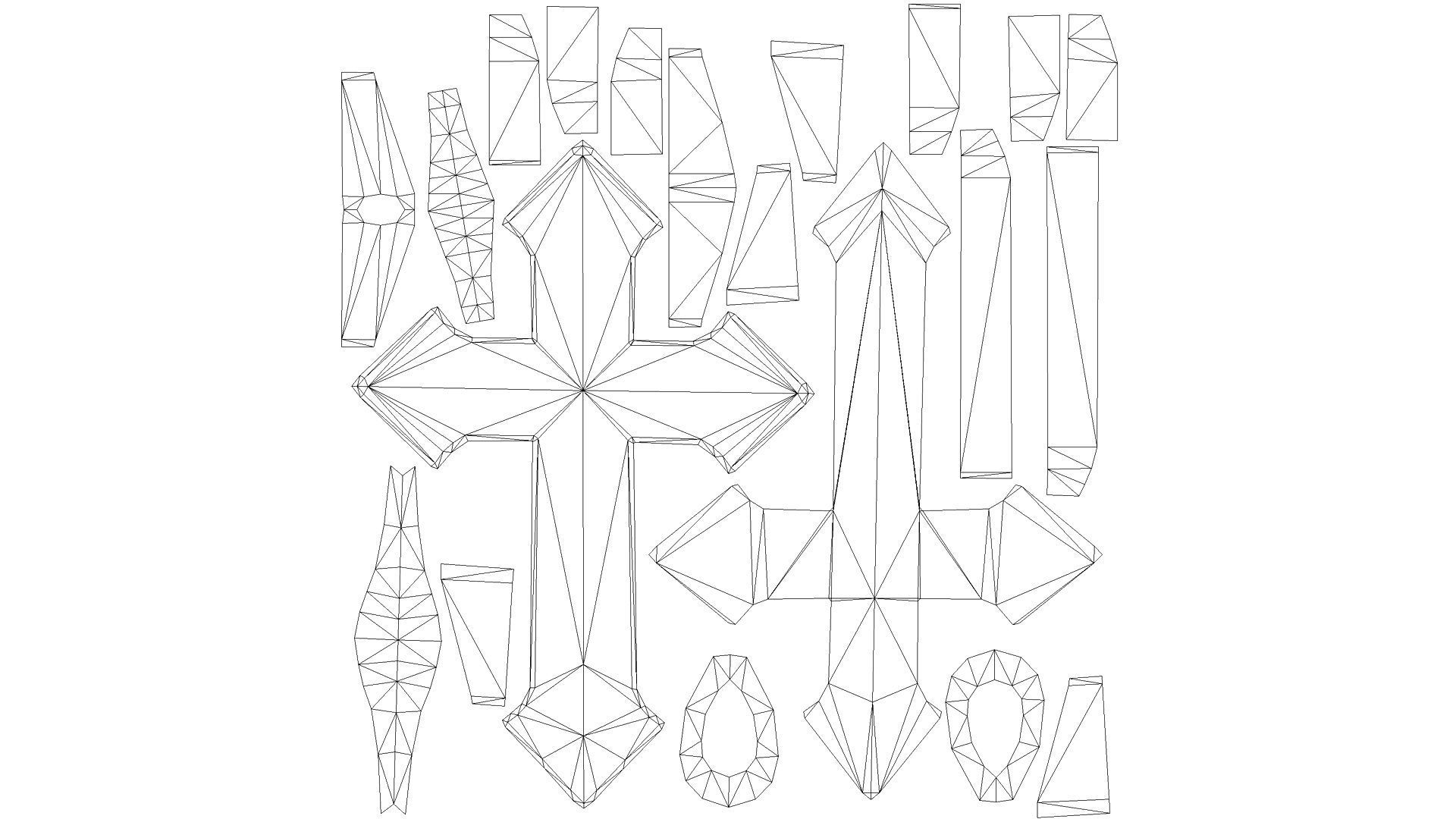 3D model Low-poly Game Ready 3D Model of Biker Arrow Cross VR / AR ...