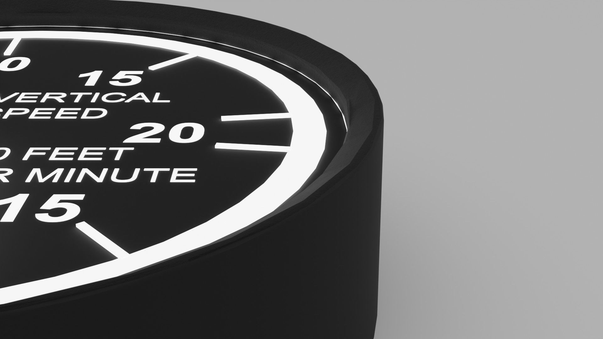 Vertical Speed Indicator 3D model | CGTrader