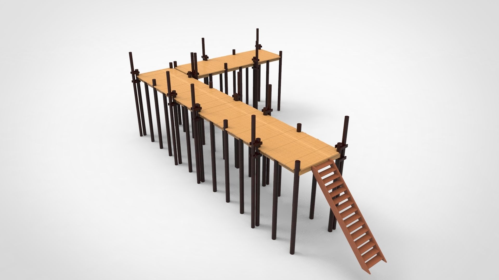 3D model traditional jetty harbor VR / AR / low-poly | CGTrader