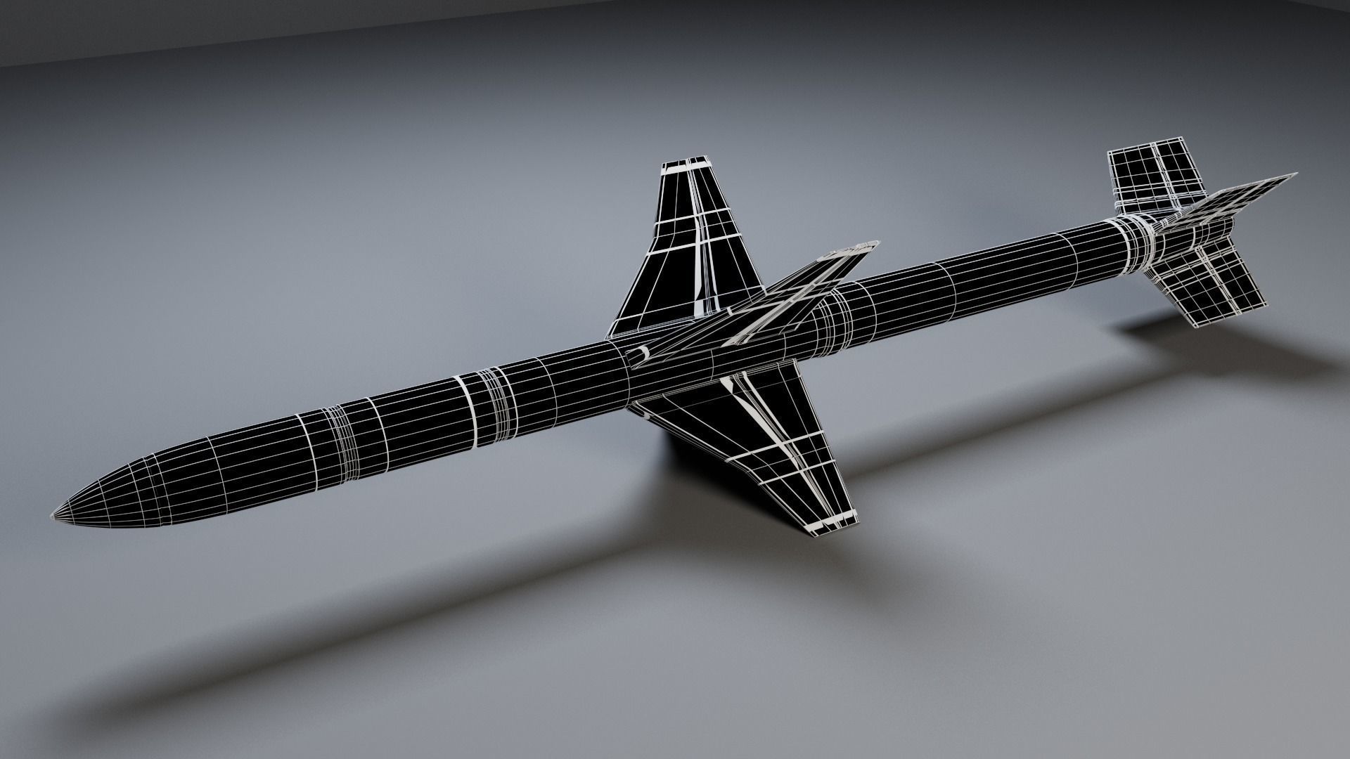 AGM-88 Missile 3D model | CGTrader