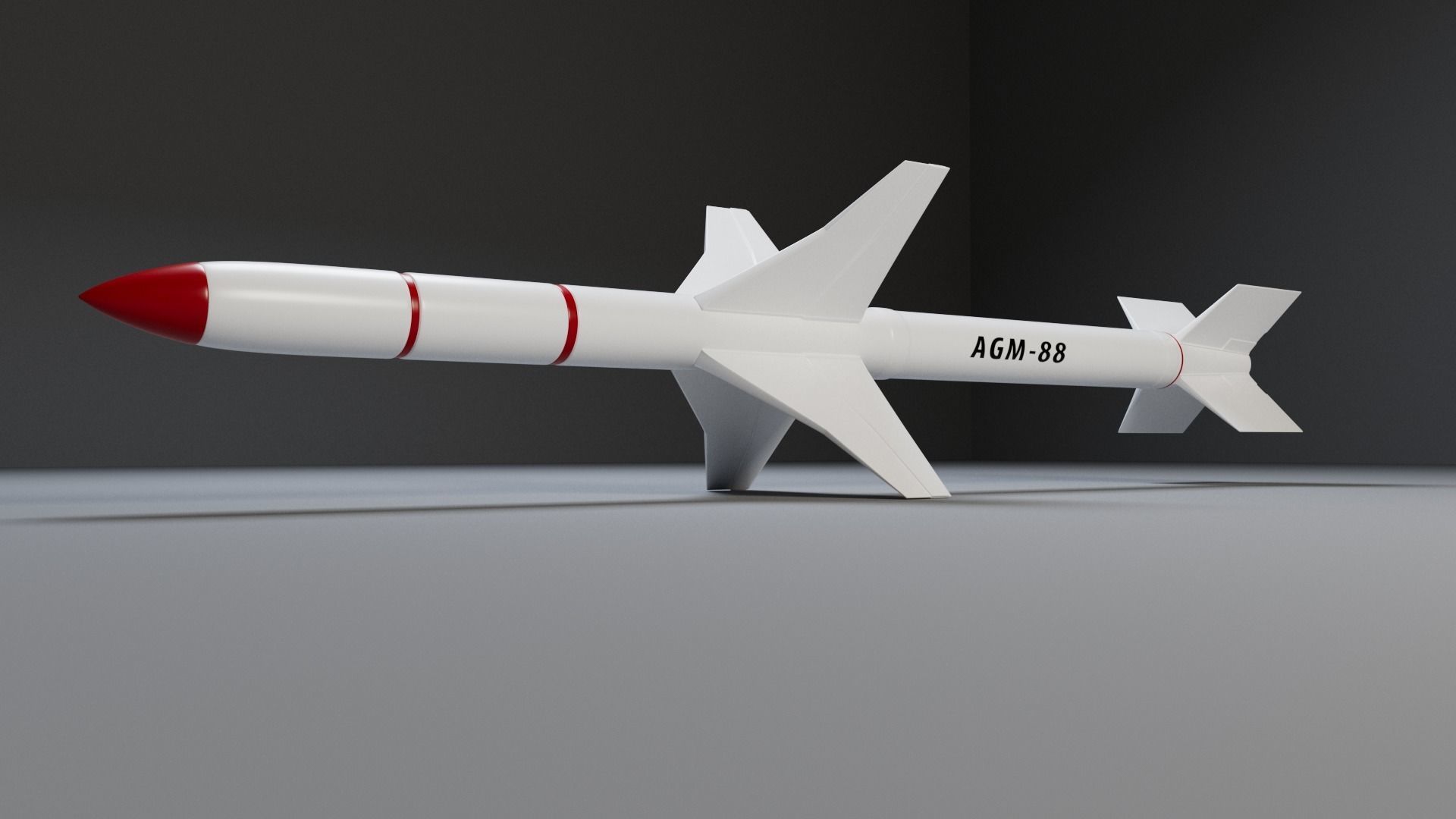 AGM-88 Missile 3D model | CGTrader