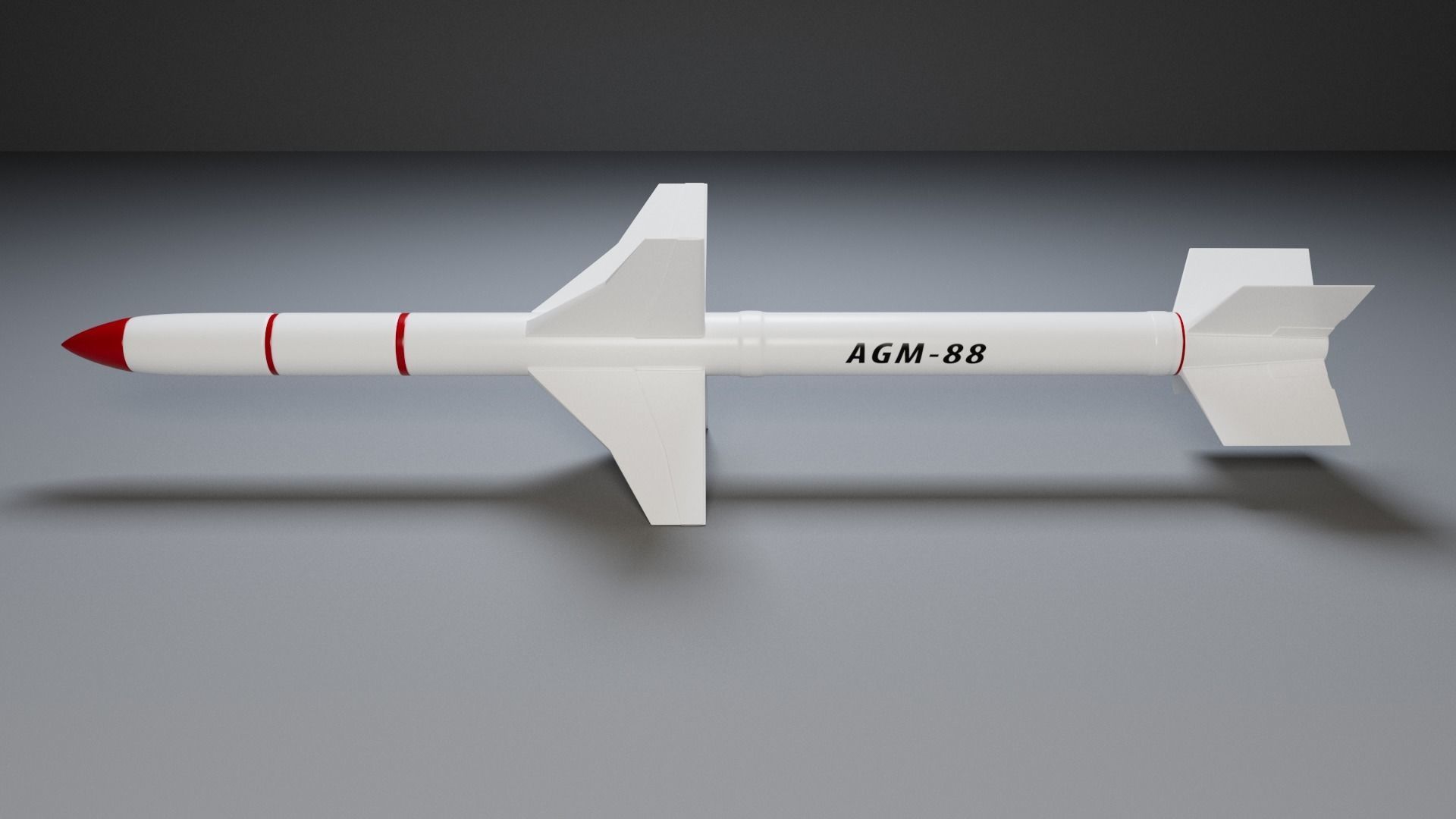 AGM-88 Missile 3D model | CGTrader