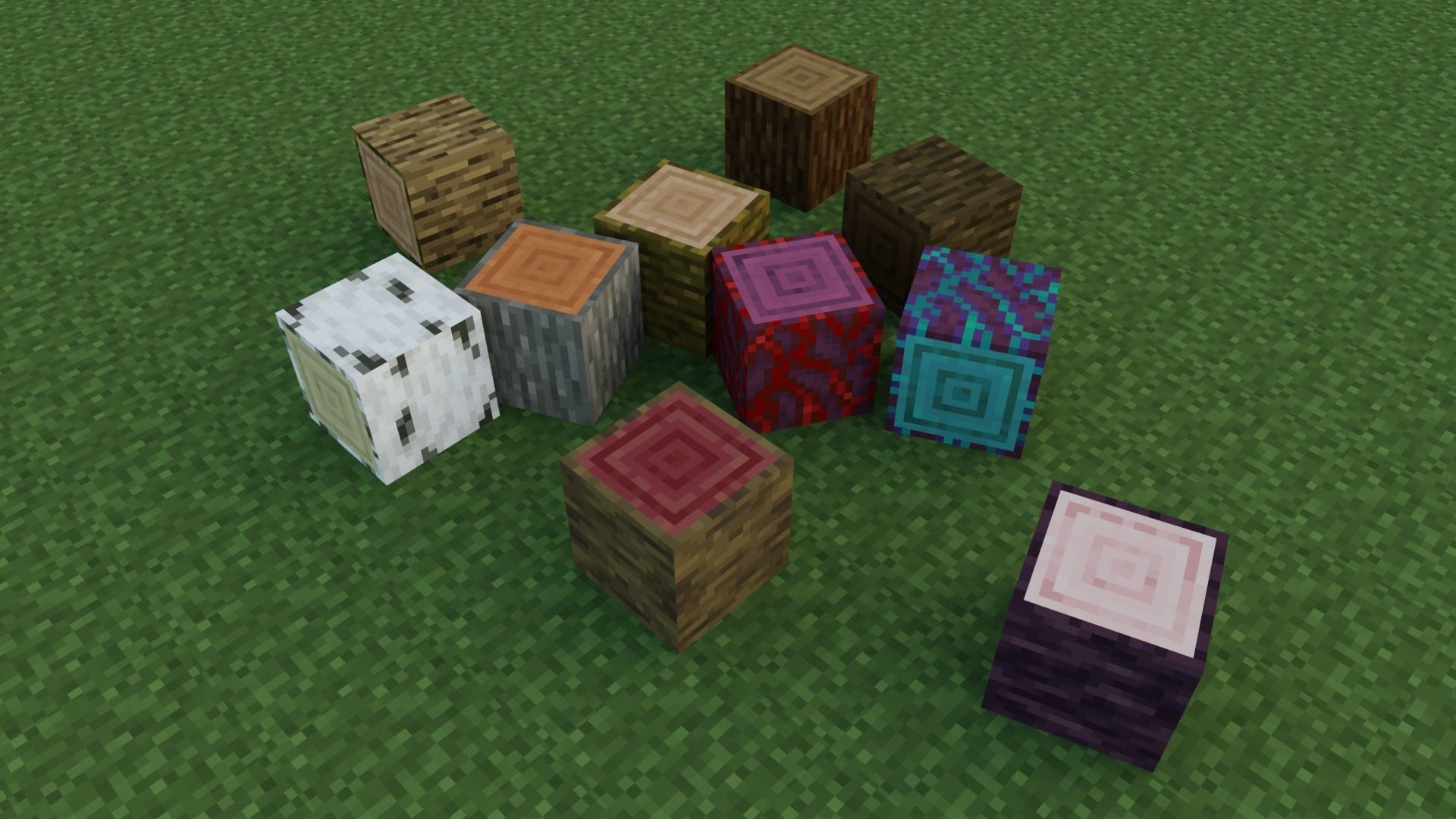 Minecraft All Wood Blocks High Quality 3D model | CGTrader