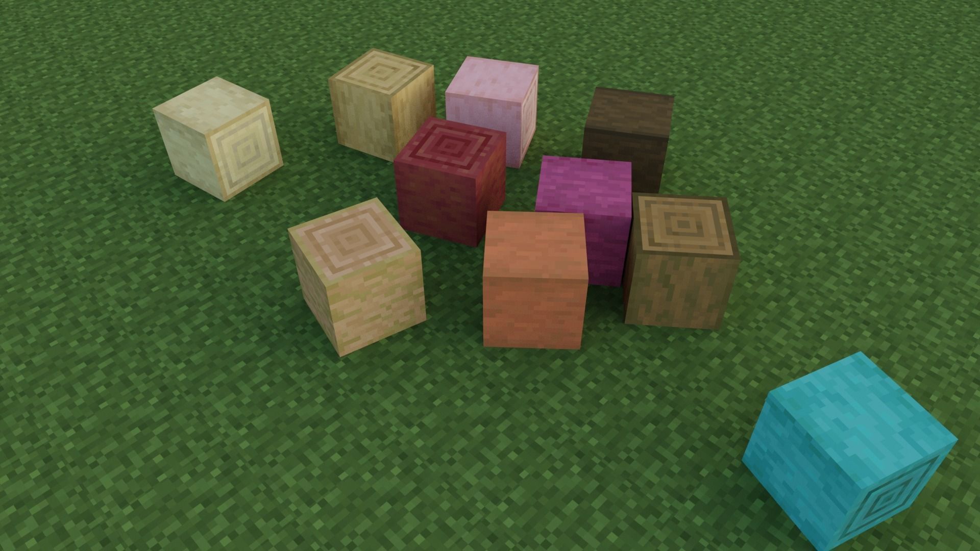 Minecraft All Wood Blocks High Quality 3D model | CGTrader