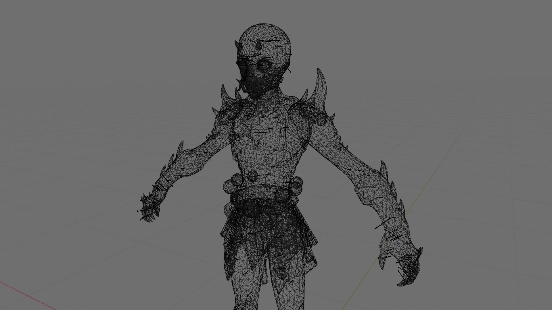 Mystic Skin Rigged 3D model rigged | CGTrader