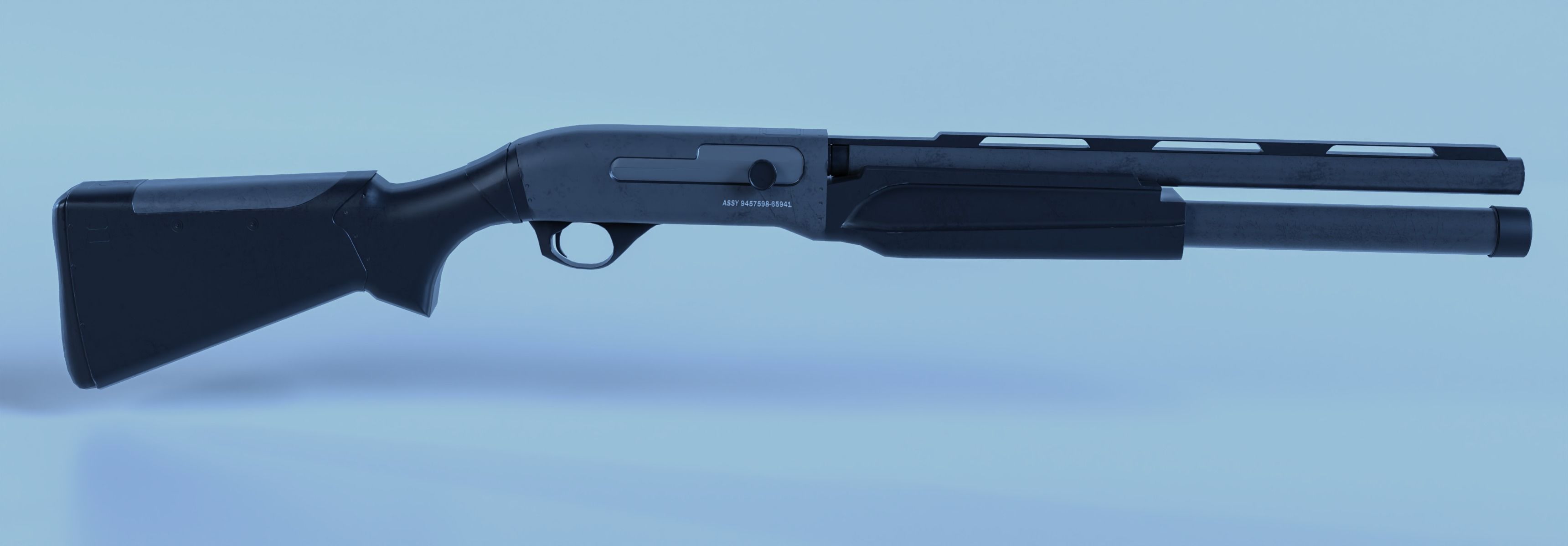 3D model Custom Action Shotgun VR / AR / low-poly | CGTrader