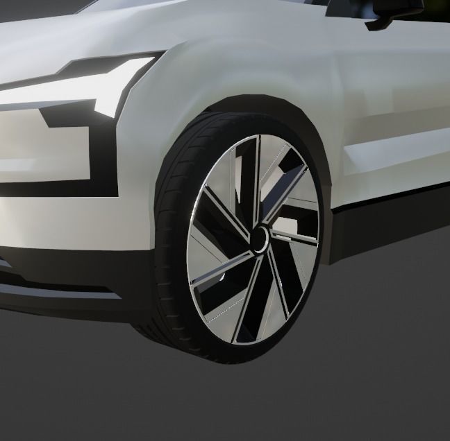 3D model Volvo wheel VR / AR / low-poly | CGTrader