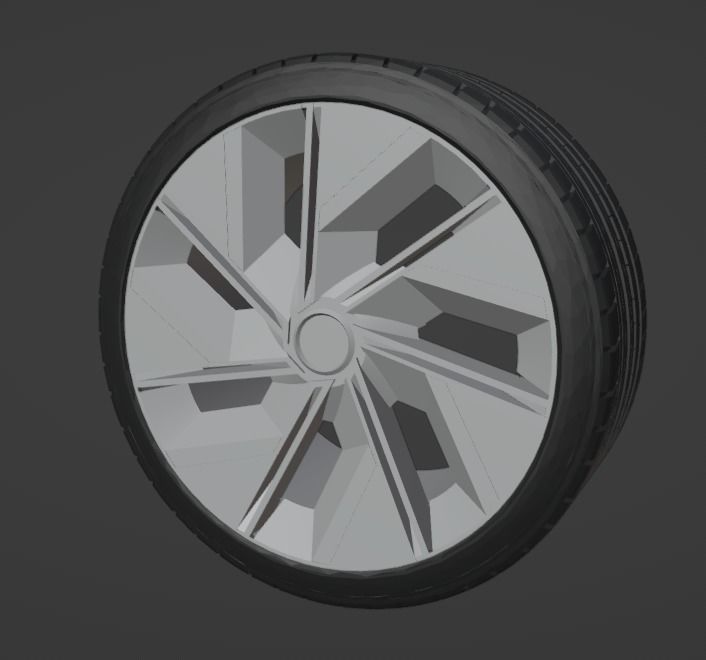 3D model Volvo wheel VR / AR / low-poly | CGTrader