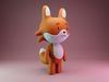 Fox modeling 3D model | CGTrader