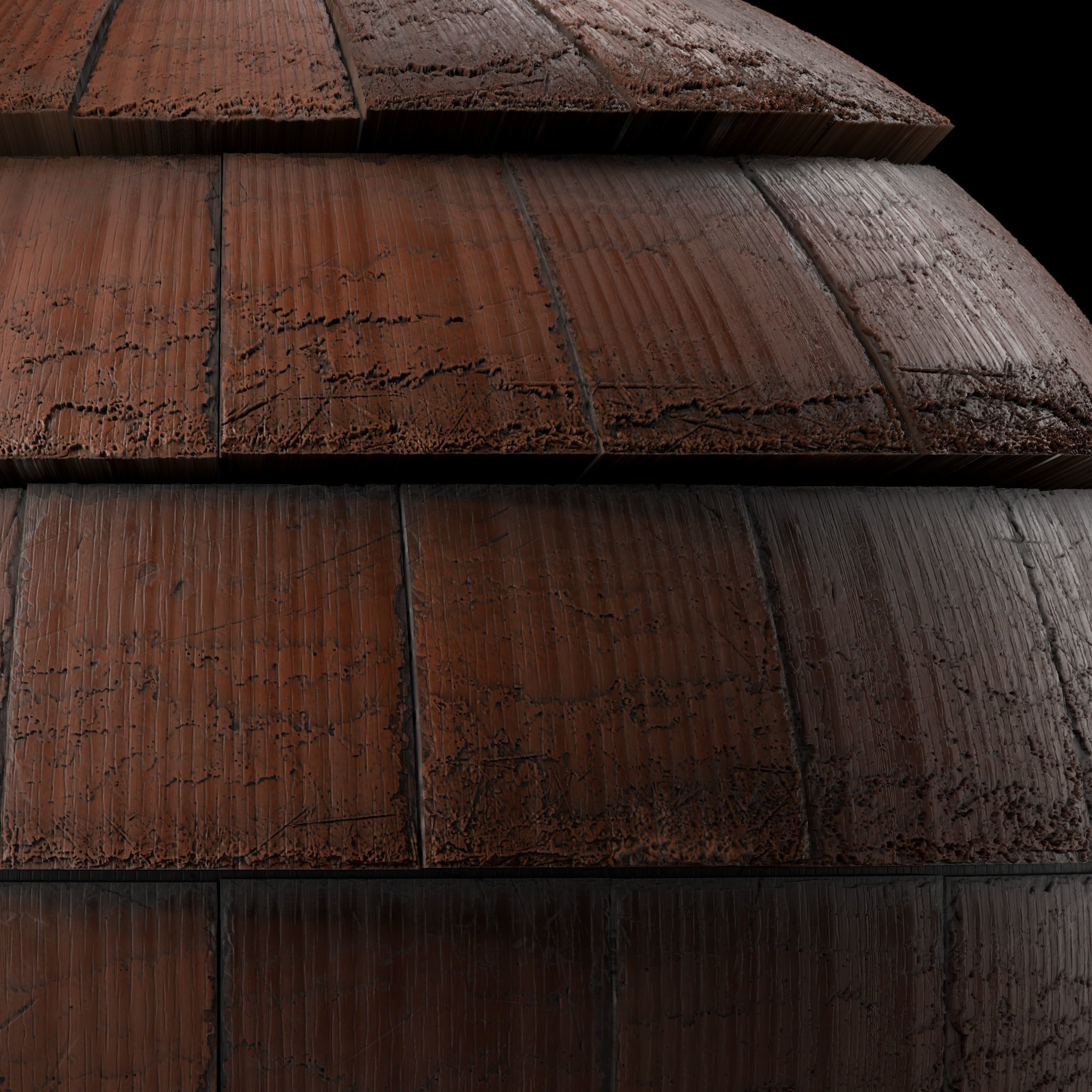 Texture Roof Tile Materials 77- Wooden Roofing By Snow Sbsar Seamless ...