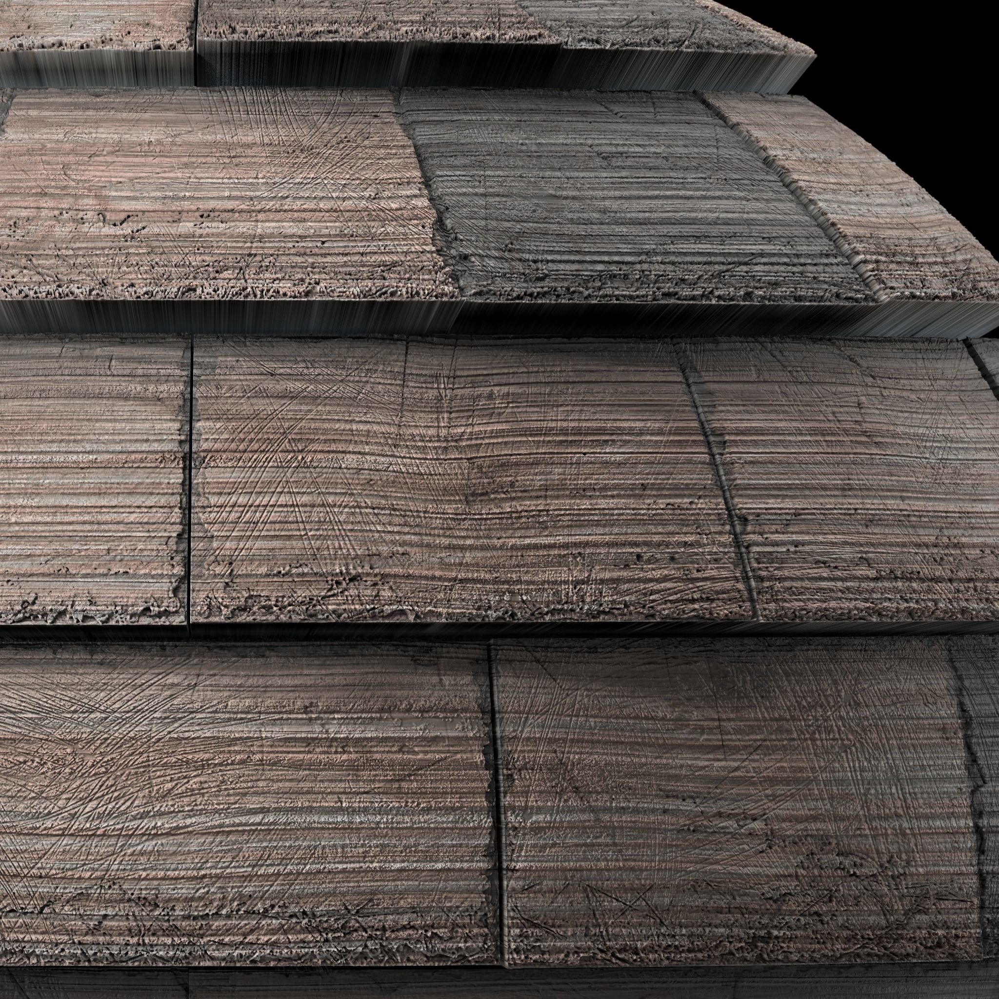 Texture Roof Tile Materials 79- Wooden Roofing Sbsar Seamless VR / AR ...