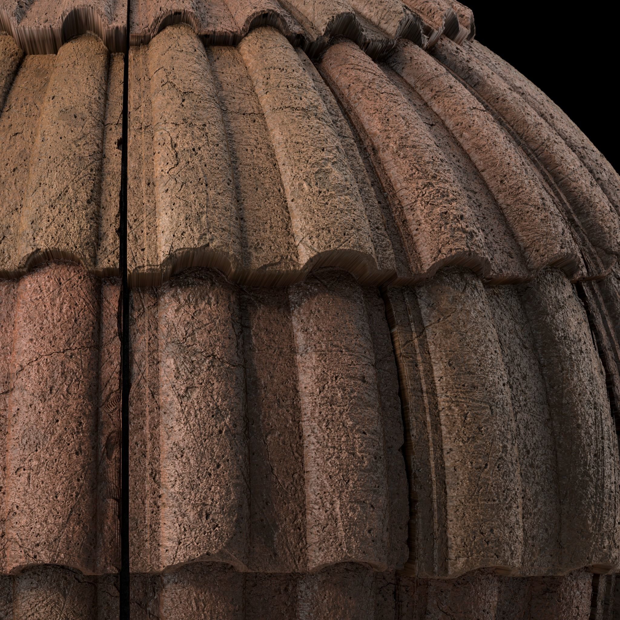 Texture Roof Tile Materials 67- Concrete Roofing by Sbsar Seamless Pbr ...