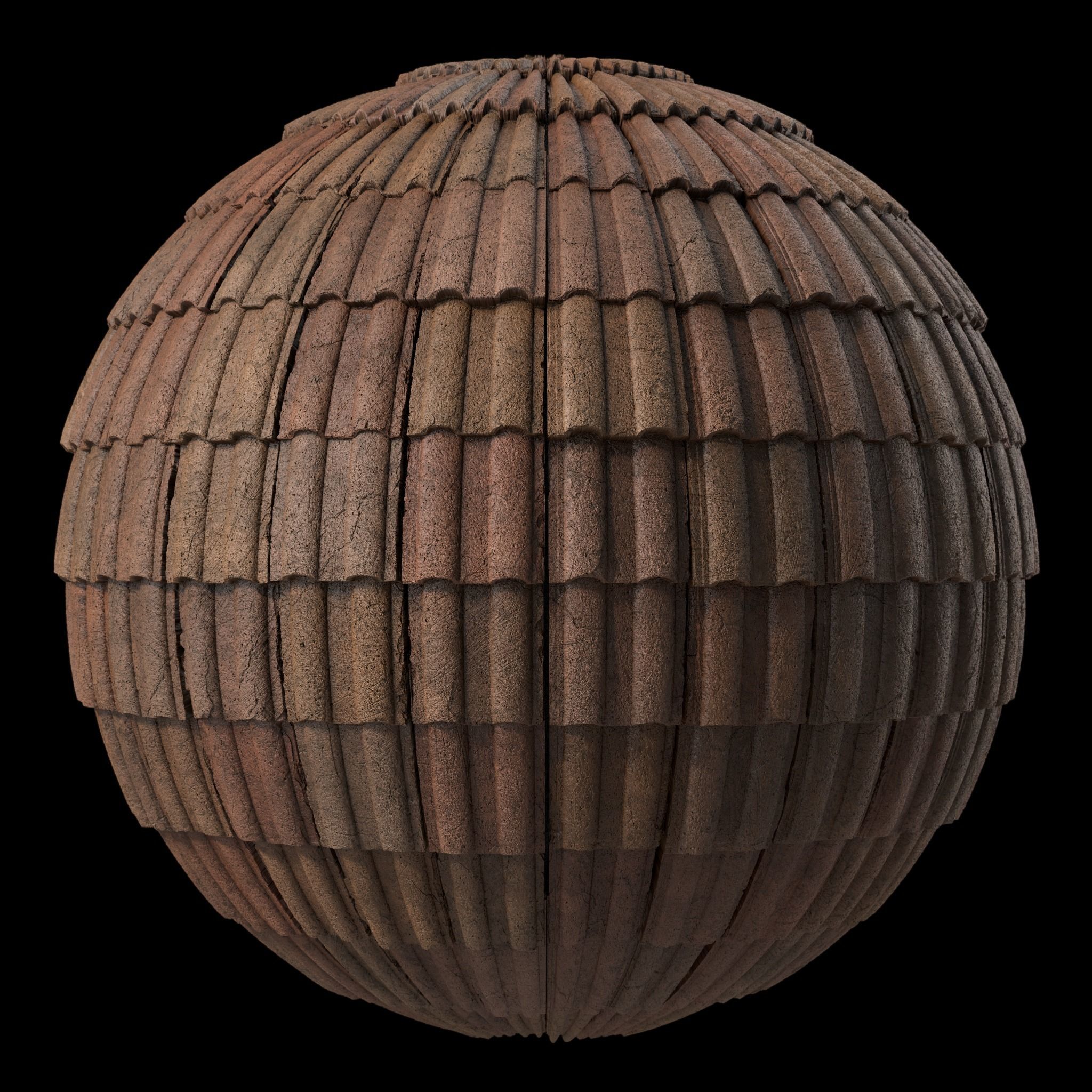 Texture Roof Tile Materials 67- Concrete Roofing by Sbsar Seamless Pbr ...