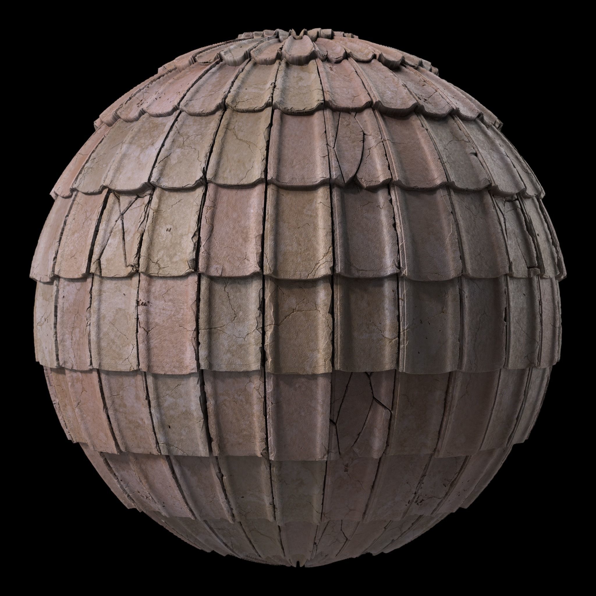 Texture Roof Tile Materials 73- Dirty Concrete Roofing Seamless Pbr 4k ...
