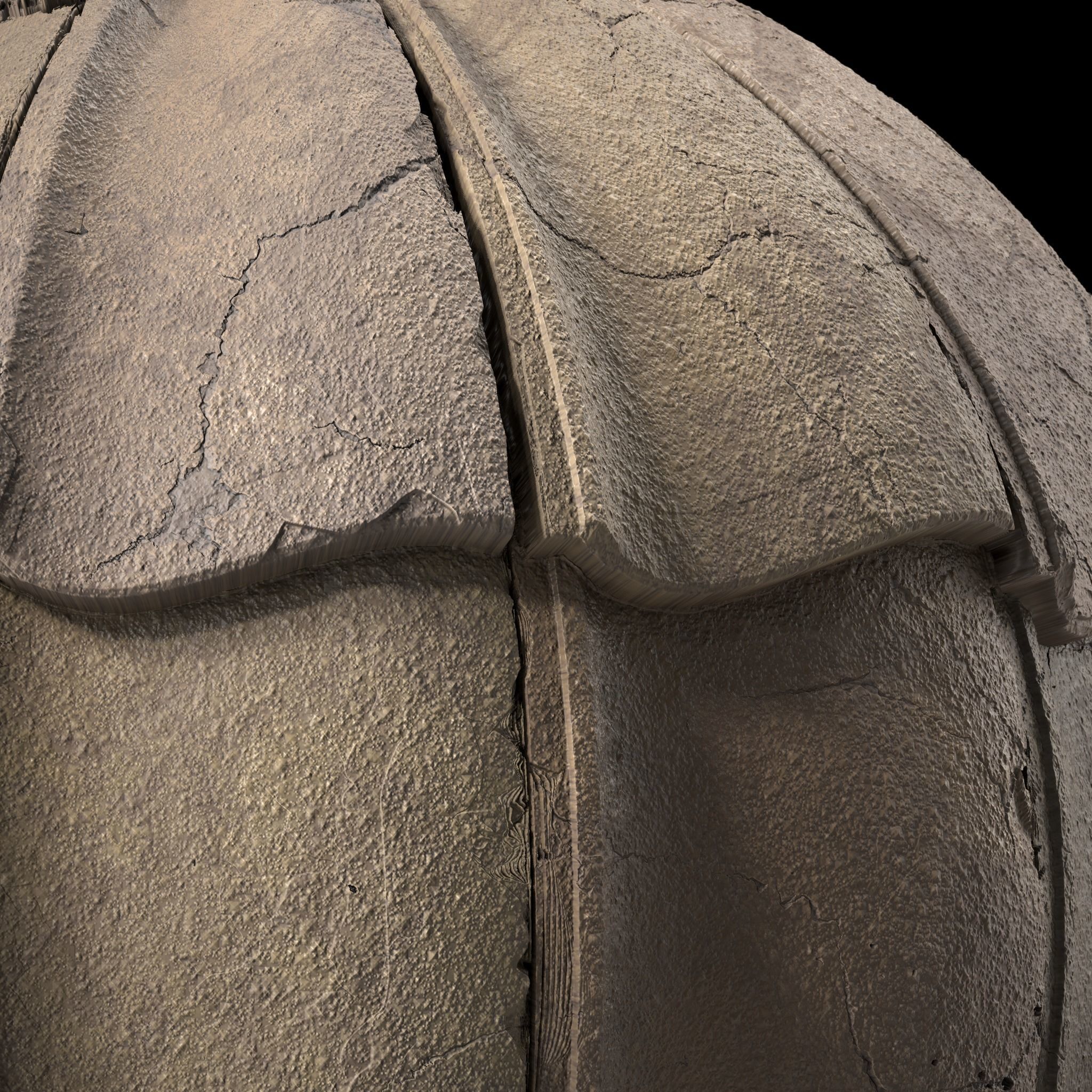 Texture Roof Tile Materials 75- Damaged Concrete Roofing Sbsar Seamless ...