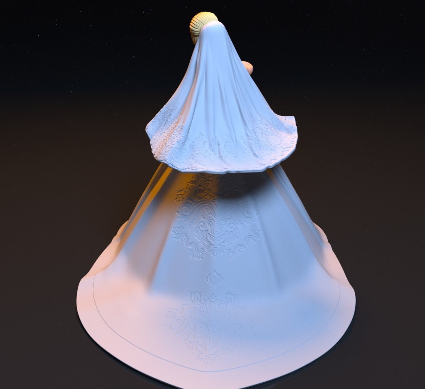 Lovely Bride 3D model 3D printable | CGTrader