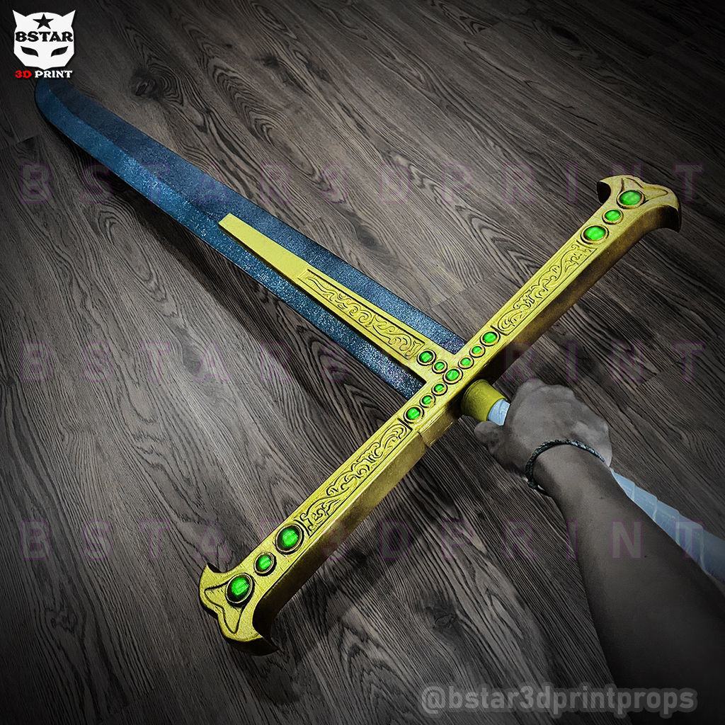Yoru Sword - Mihawk Weapon High Quality - One Piece Live Action 3D ...