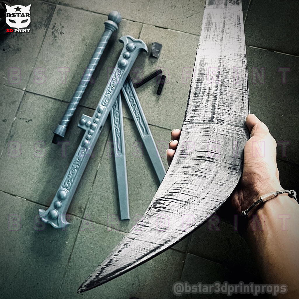 Yoru Sword - Mihawk Weapon High Quality - One Piece Live Action 3D ...