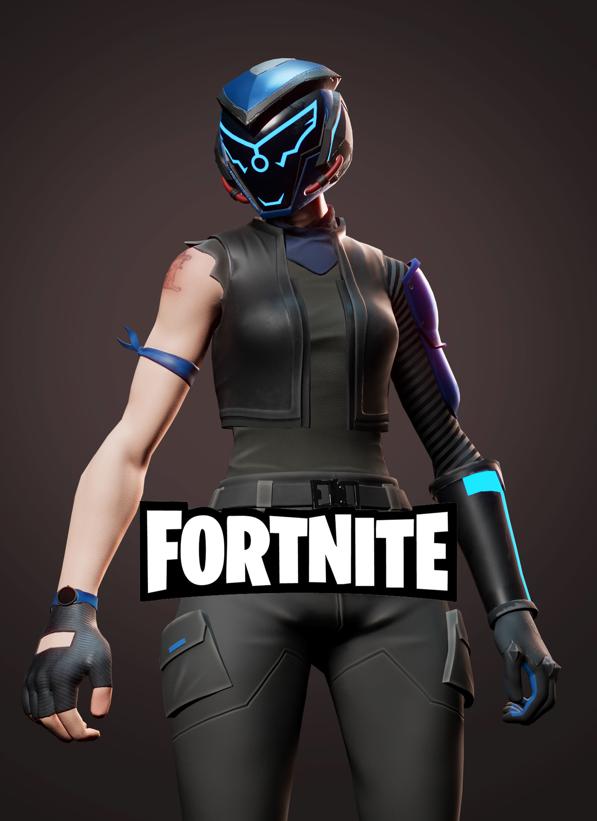 Fortnite Character free VR / AR / low-poly 3D model animated | CGTrader