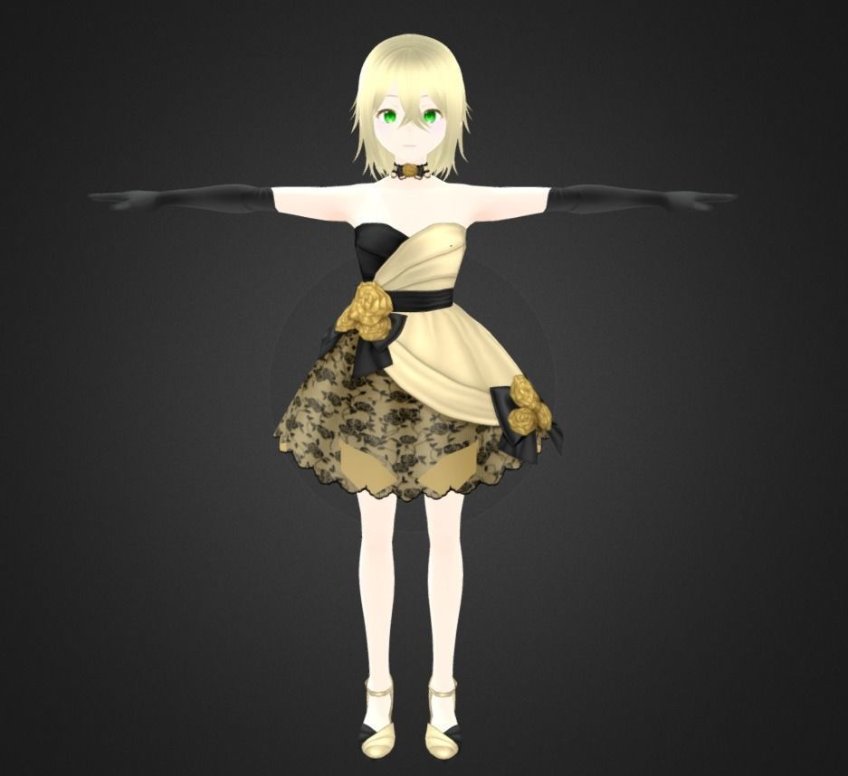 Princess Anime Girl - Fully Rigged 3D Model free 3D model rigged | CGTrader