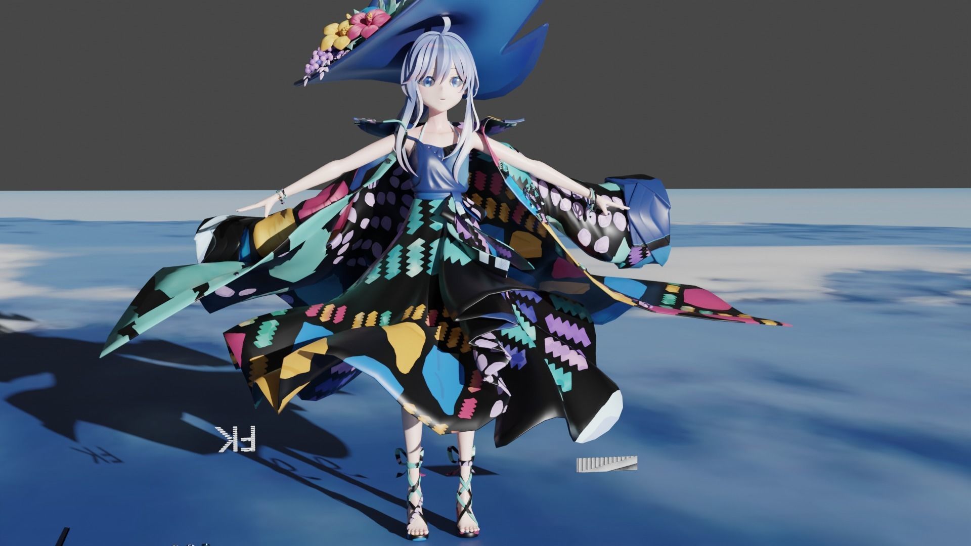 3D model Irena Girl VR / AR / low-poly | CGTrader