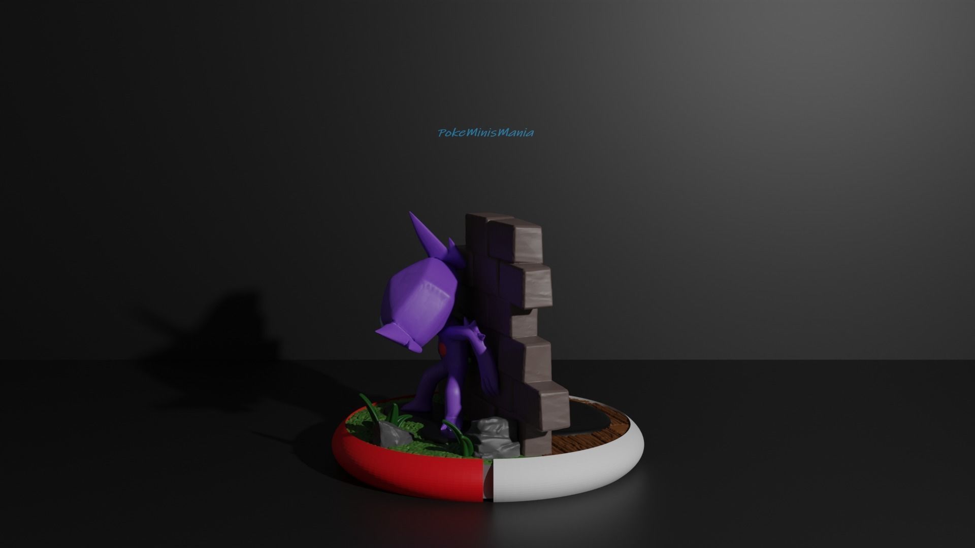 Sableye pokemon 3D print model 3D model 3D printable | CGTrader