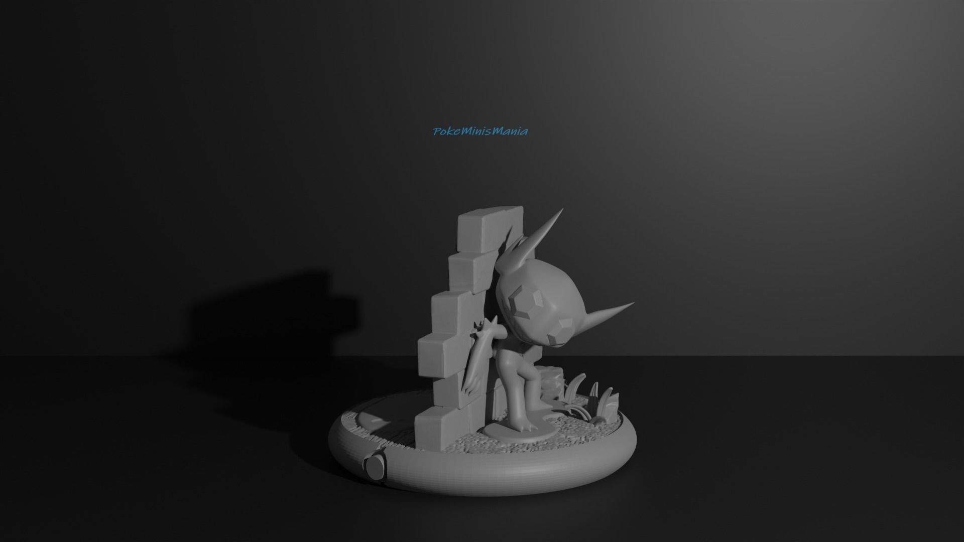 Sableye pokemon 3D print model 3D model 3D printable | CGTrader