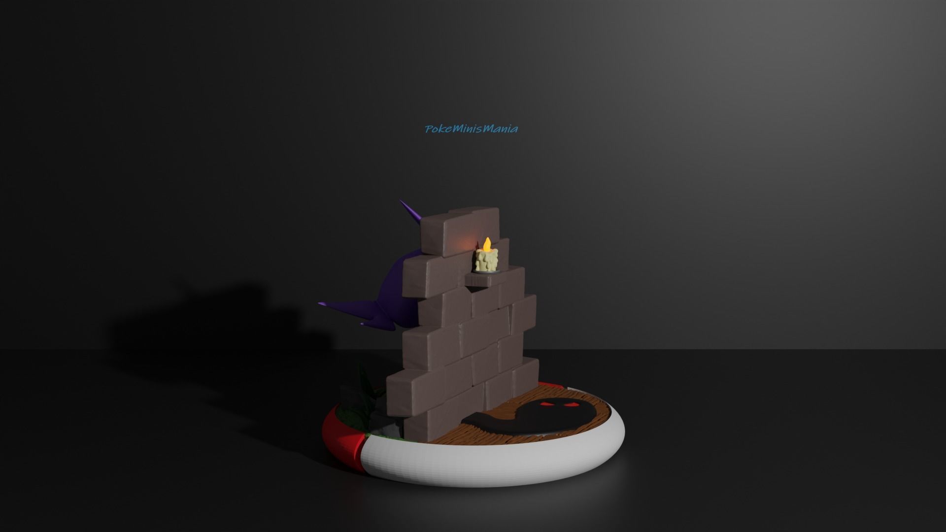 Sableye pokemon 3D print model 3D model 3D printable | CGTrader