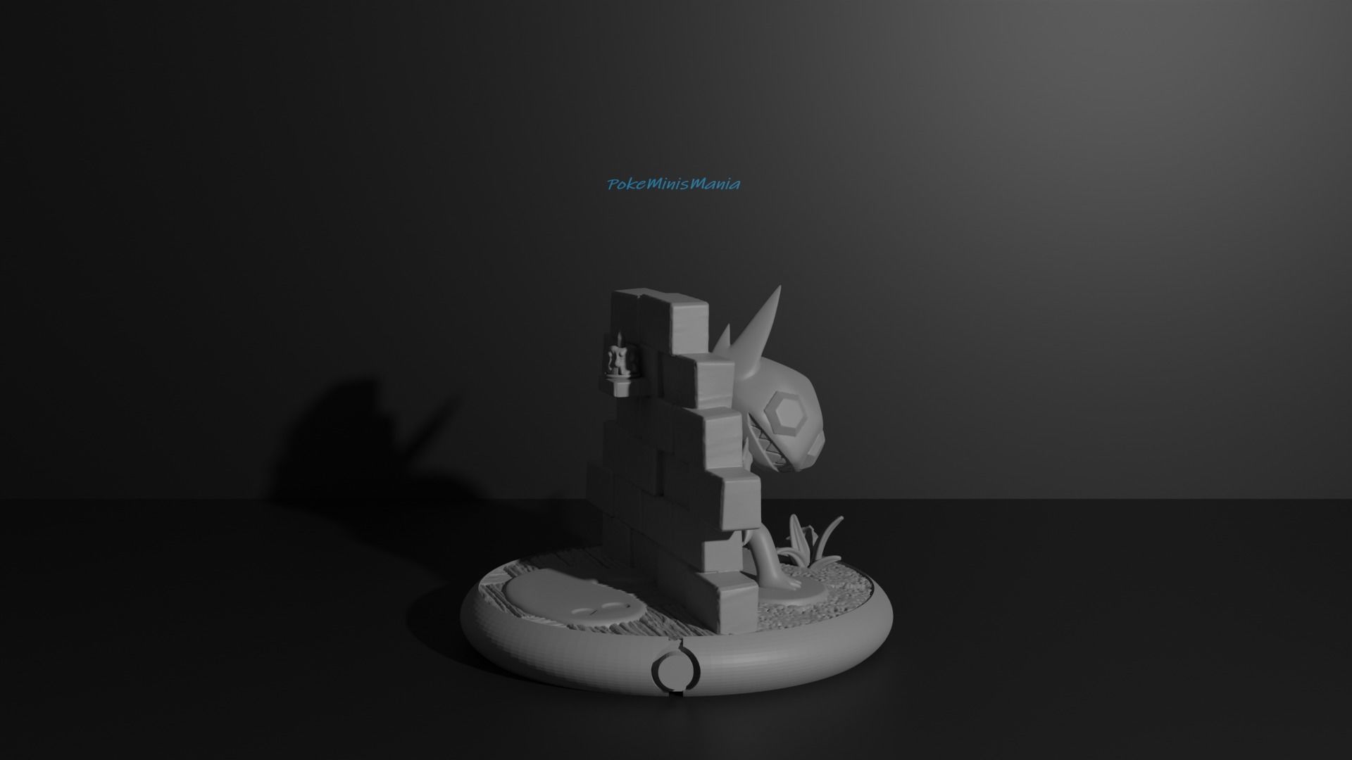 Sableye pokemon 3D print model 3D model 3D printable | CGTrader