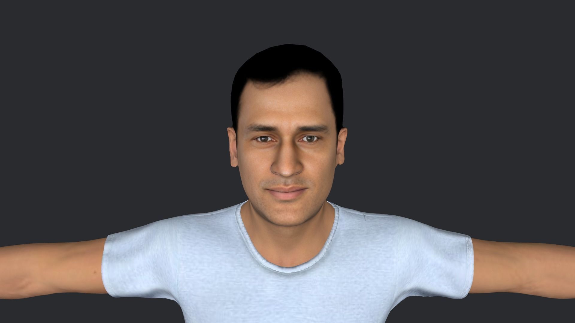 Mahendra Singh Dhoni Hyper Realistic Full Body Rigged Character 3D ...