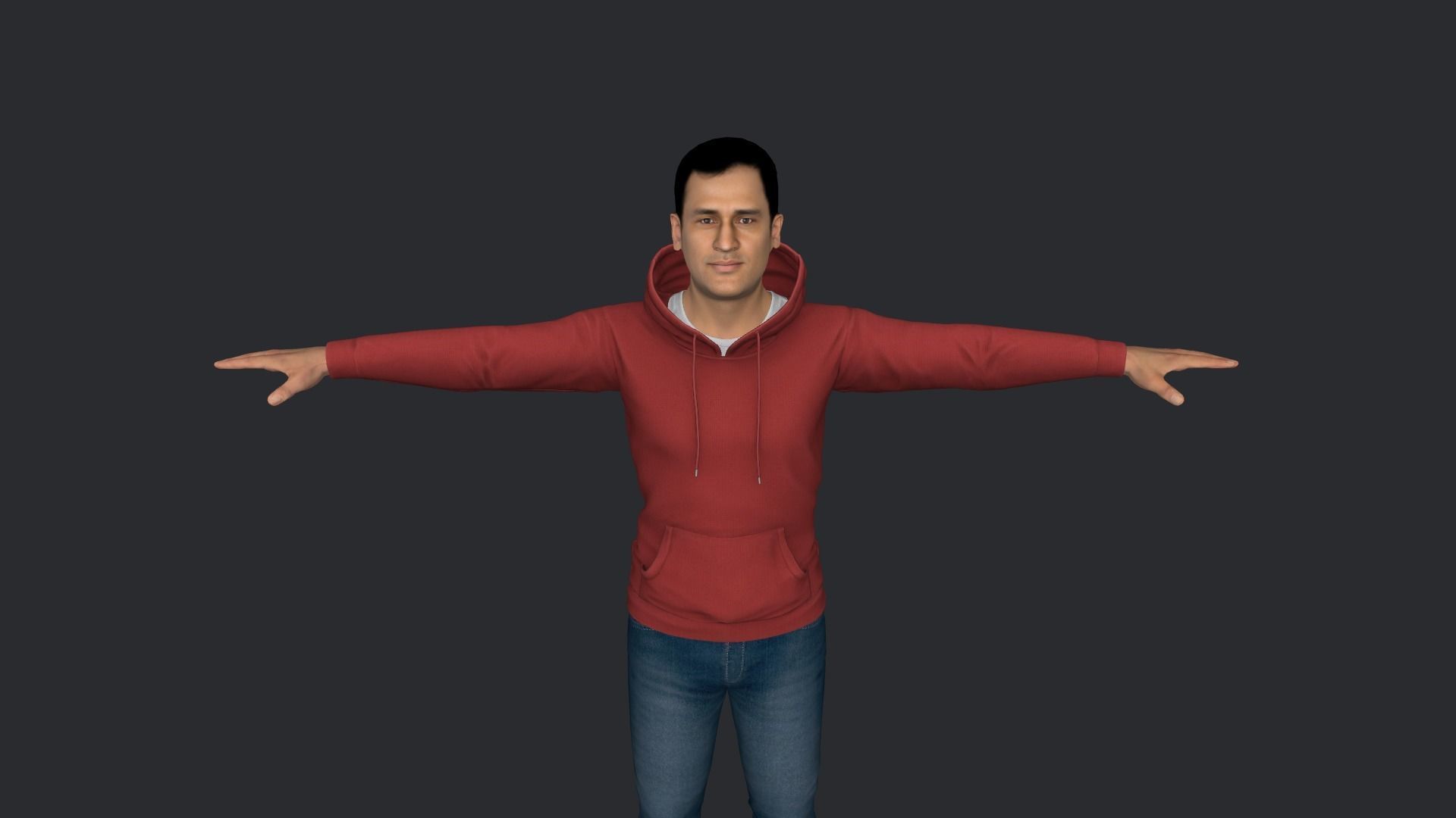 Mahendra Singh Dhoni Hyper Realistic Full Body Rigged Character 3D ...