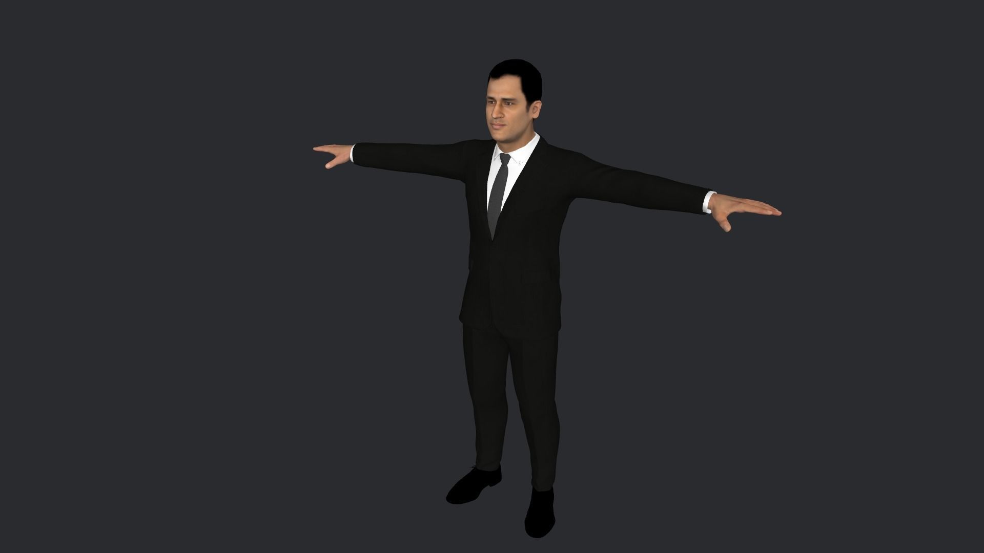 Mahendra Singh Dhoni Hyper Realistic Full Body Rigged Character 3D ...