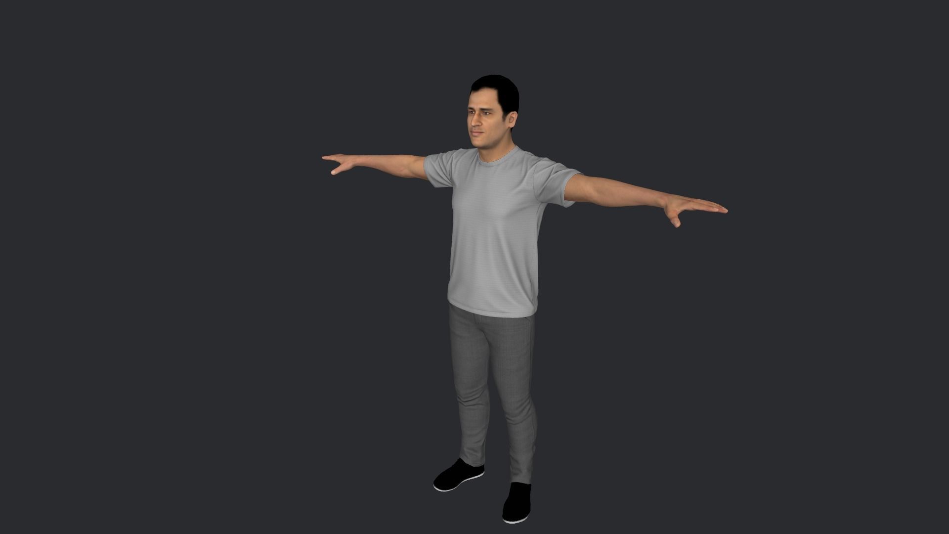 Mahendra Singh Dhoni Hyper Realistic Full Body Rigged Character 3D ...