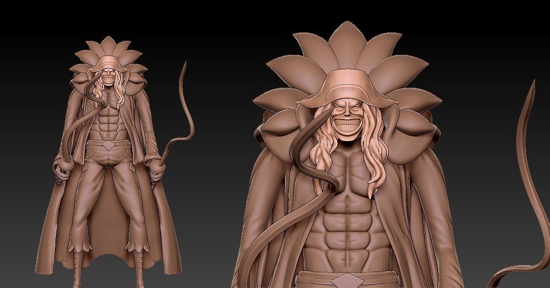 DIAMANTE - TEAM DOFLAMINGO - ONEPIECE - 3D PRINT 3D model 3D printable ...