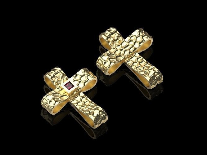 Cross010 Two cross models with texture 3D model 3D printable | CGTrader