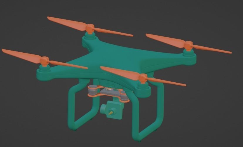 Drone Free free VR / AR / low-poly 3D model | CGTrader
