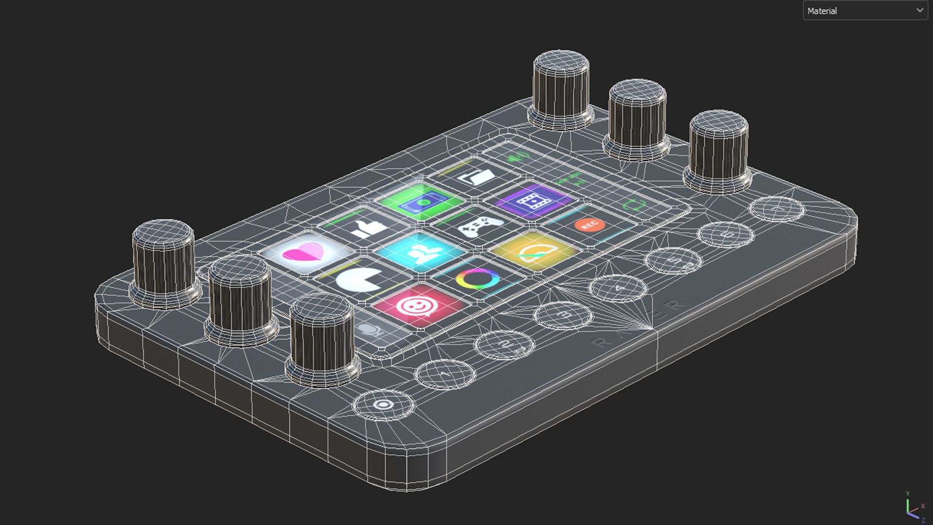 3D model Razer Stream Controller VR / AR / low-poly | CGTrader