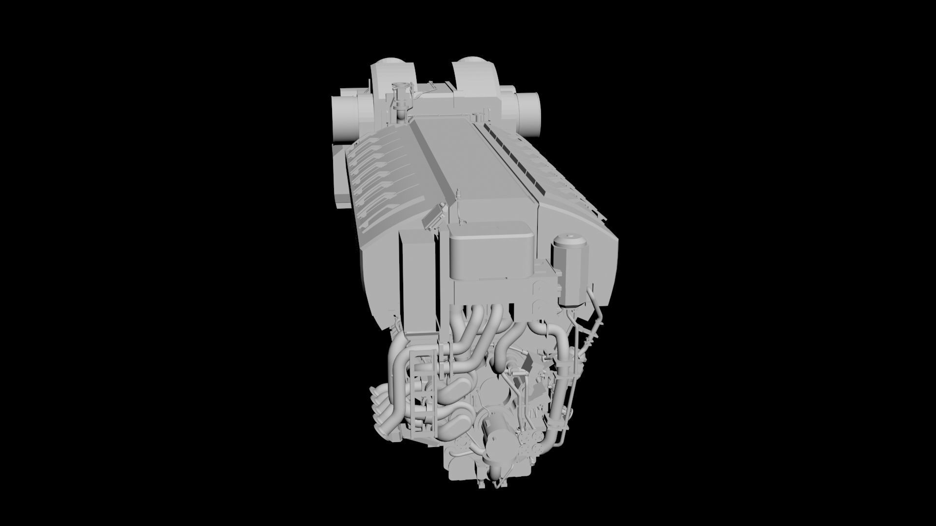 3D model Wartsila Engine Marine VR / AR / low-poly | CGTrader