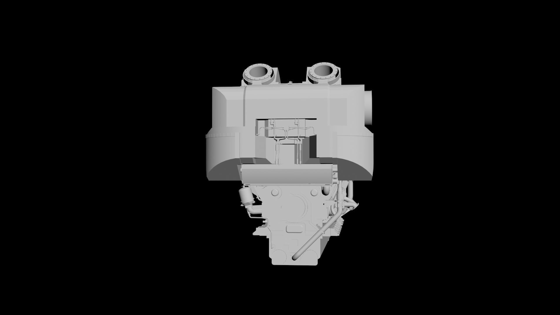 3D model Wartsila Engine Marine VR / AR / low-poly | CGTrader