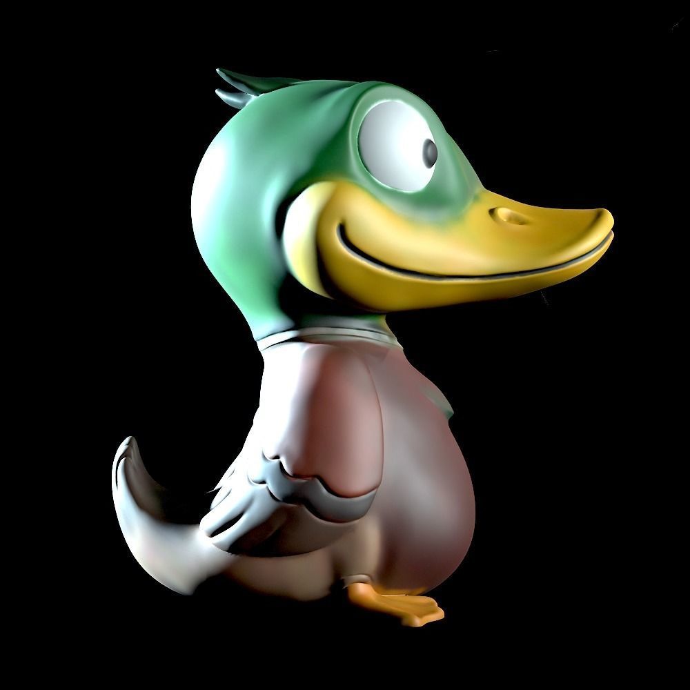 Ducky Saurus 3D model 3D printable | CGTrader