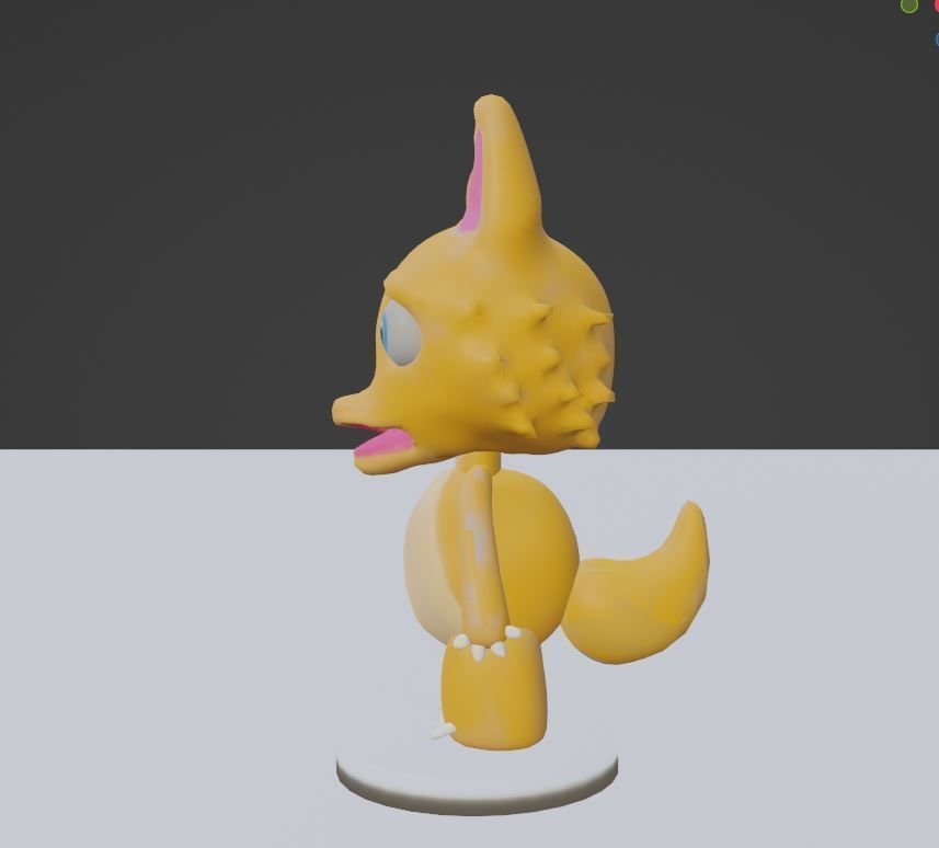 Chibi Fox Fantasy free 3D model rigged | CGTrader