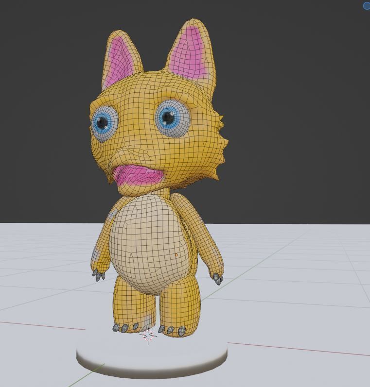 Chibi Fox Fantasy free 3D model rigged | CGTrader